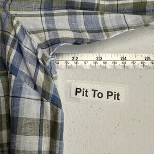 J. Jill | Tops | J Jill Womens Plaid Top Size L Love Linen Coastal ...